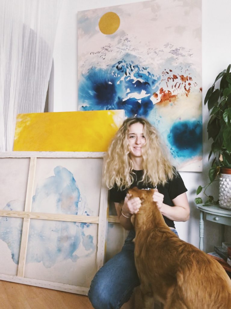 British Abstract Artist based in Gloucestershire - Emma Howell